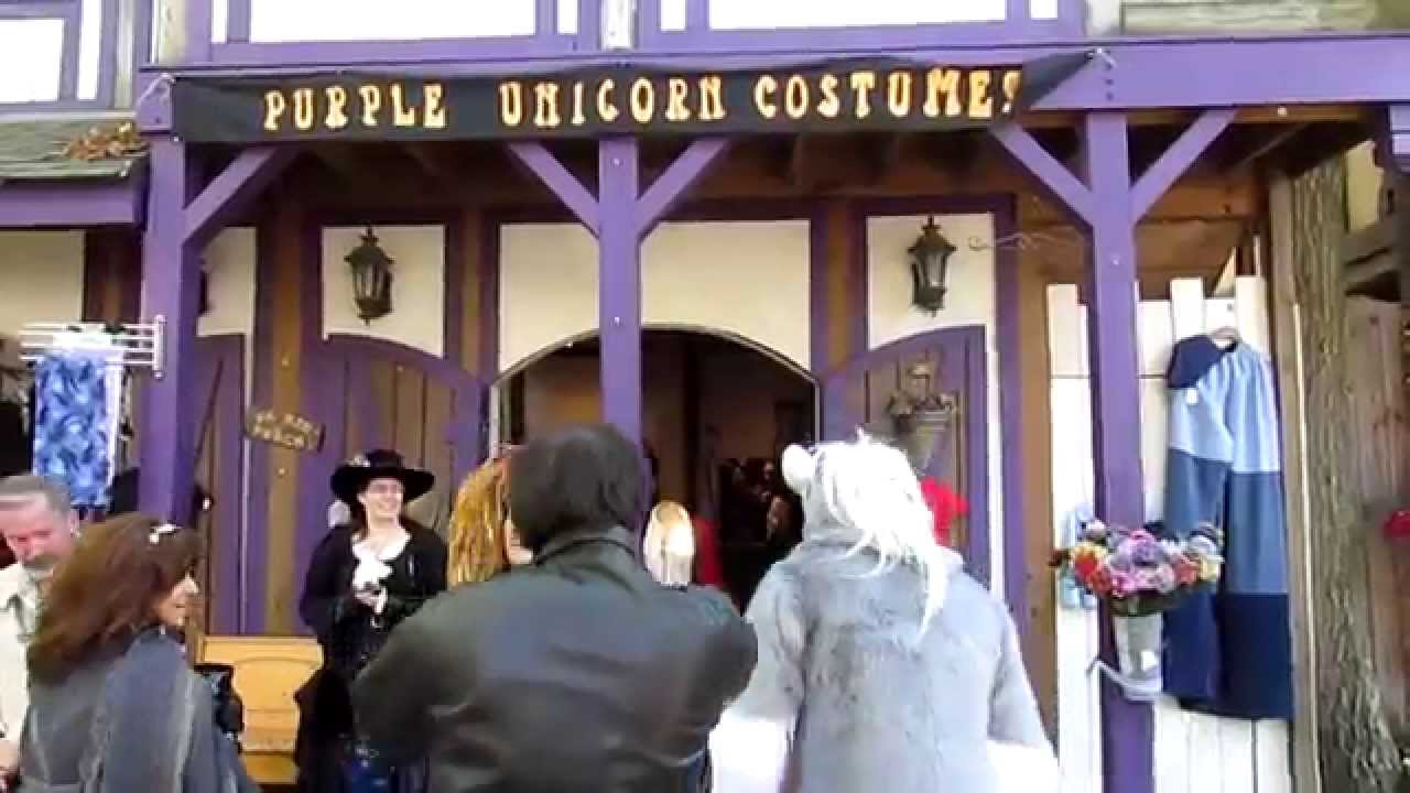 MD Renaissance Faire 14 Equus Purple Unicorn Costumes - YouTube