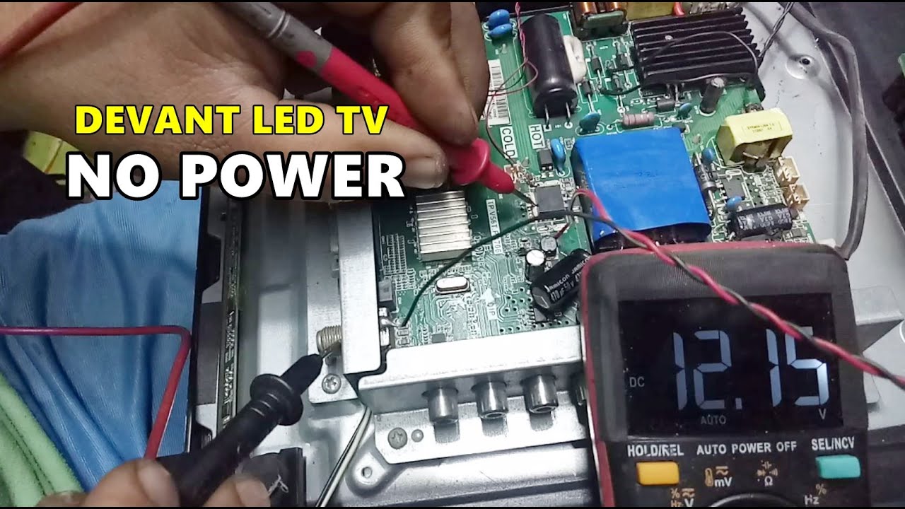 No Power Devant Led Tv - YouTube