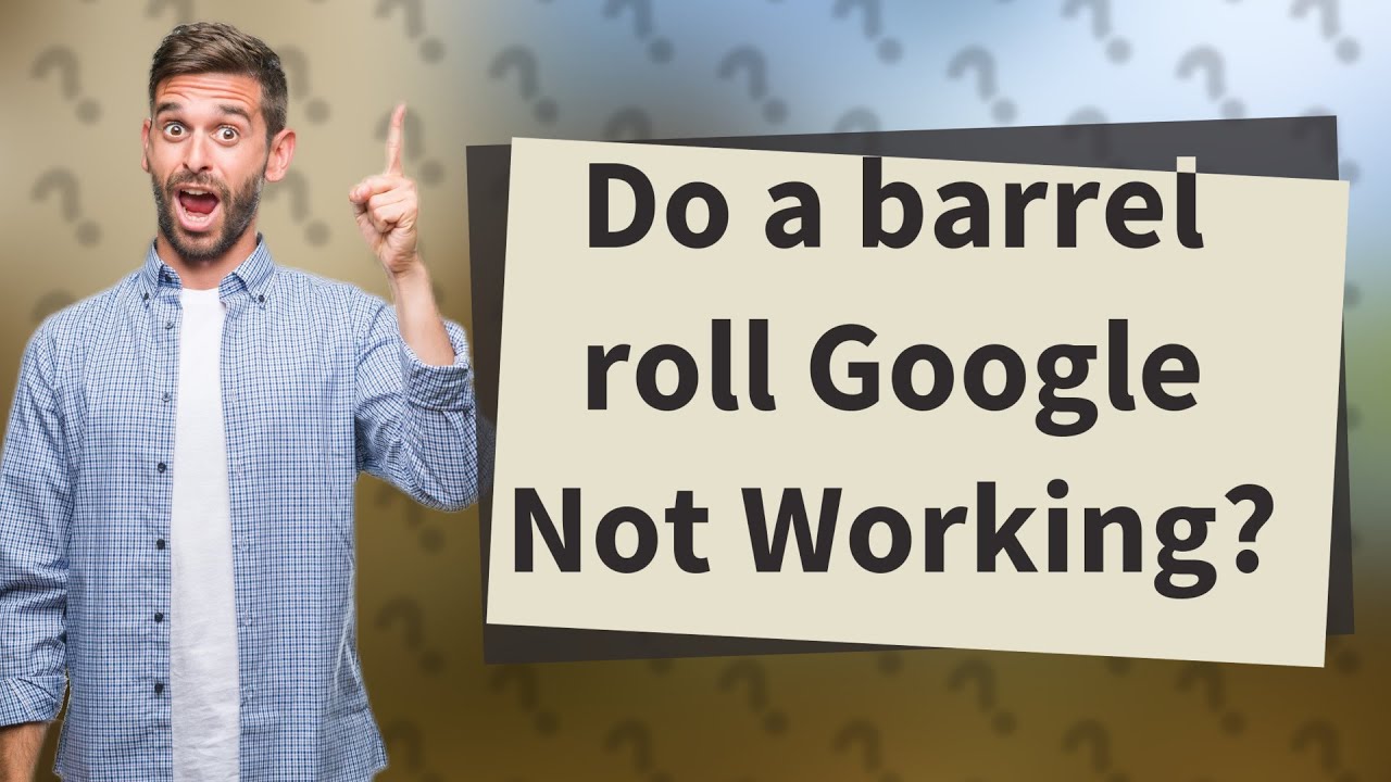Do A Barrel Roll Google Not Working YouTube do-a-barrel-roll-google-not-working-youtube
