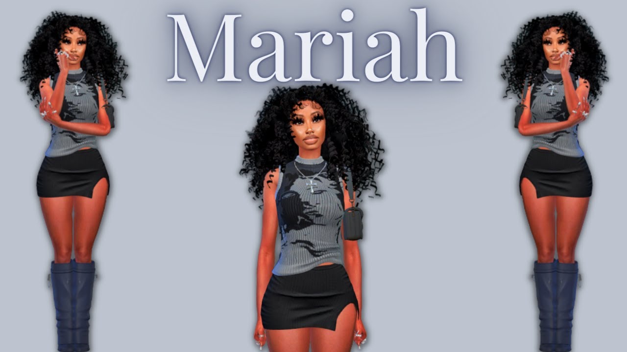 The Sims 4 CAS | CC links| Sim Download| Realistic Sim| - YouTube