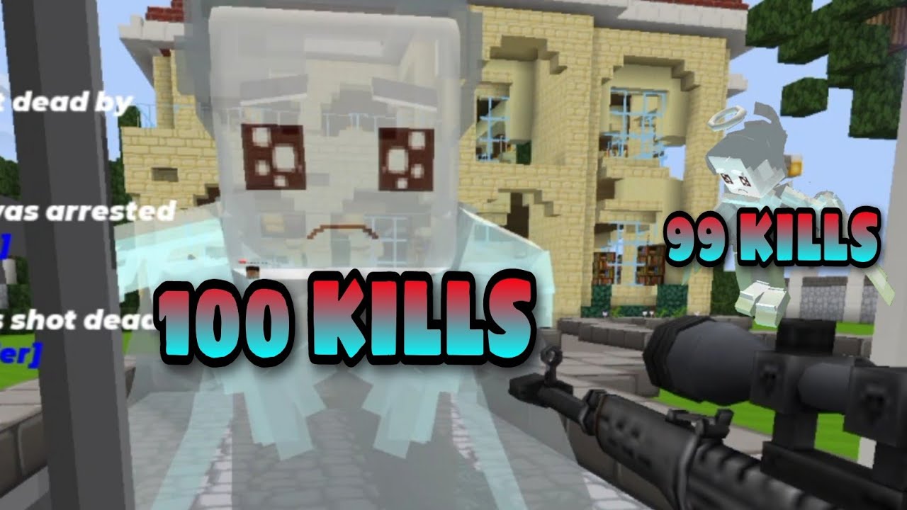 Killing 100 Felony and Wanted - Jailbreak Blockmango - YouTube