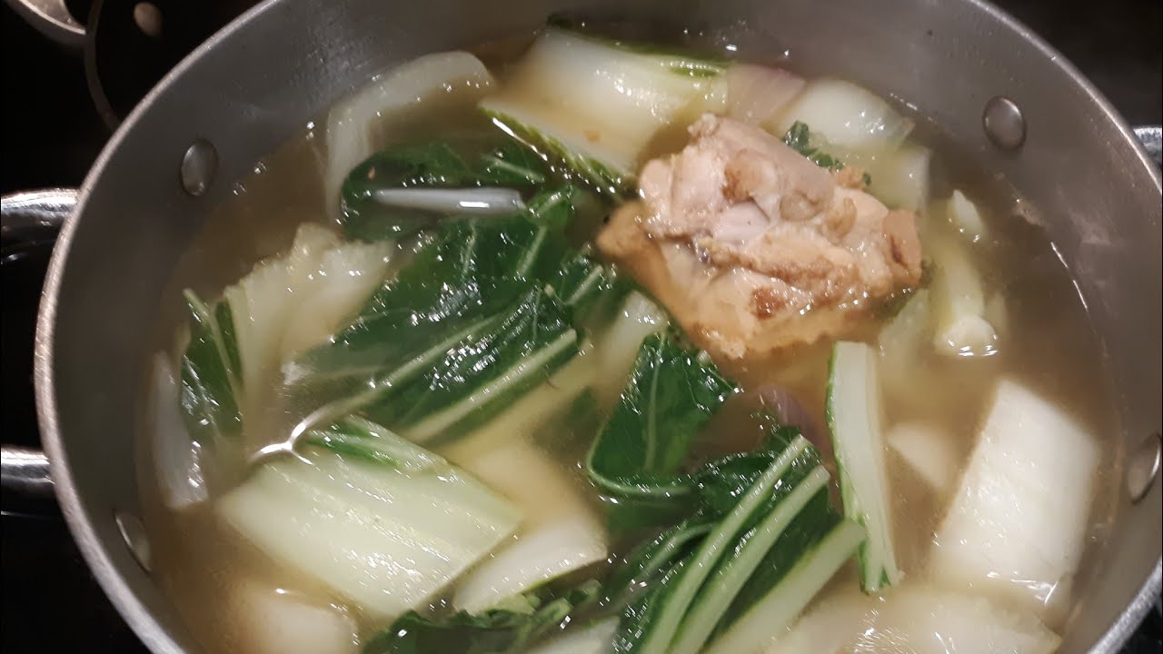 TINOLANG MANOK WITH LEMON GRASS,BOK CHOY SPINACH|BEST SOUP FOR THE COLD ...
