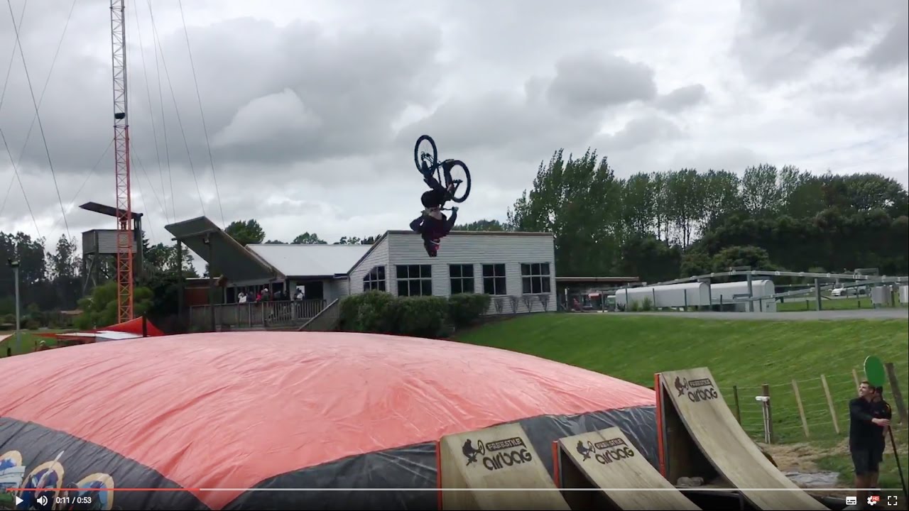 Connor Mahuika's Double Backflip Progression - YouTube