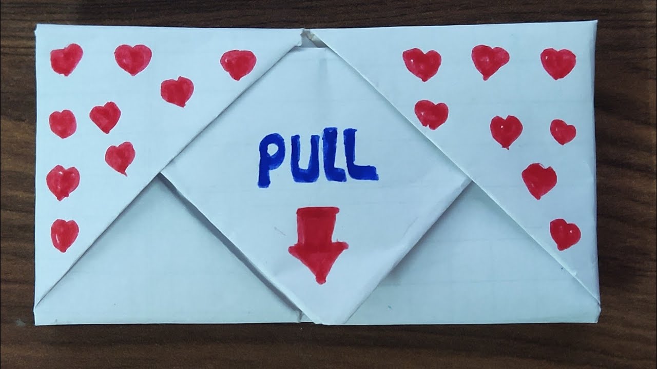 Craft surprise card || How to make a envelope decorations ideas ...