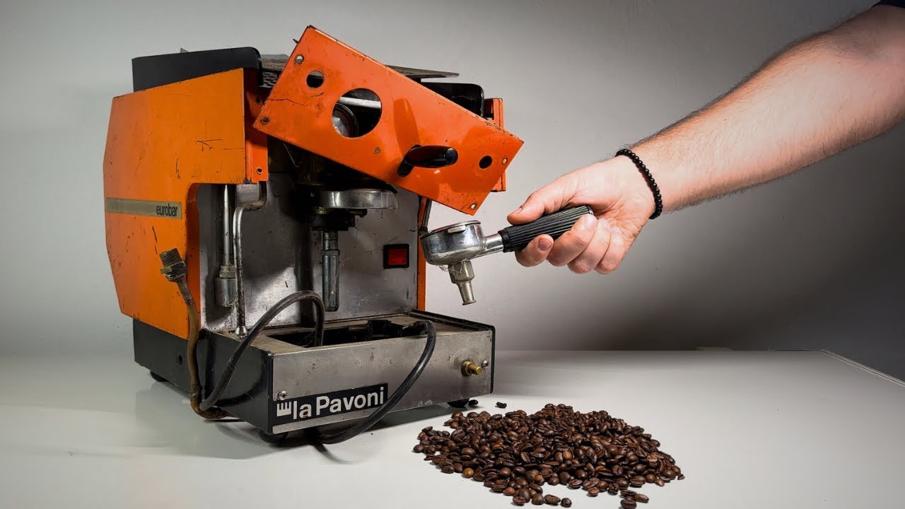 Restoration Of Vintage Coffee Machine - Part 1 of 2 - YouTube