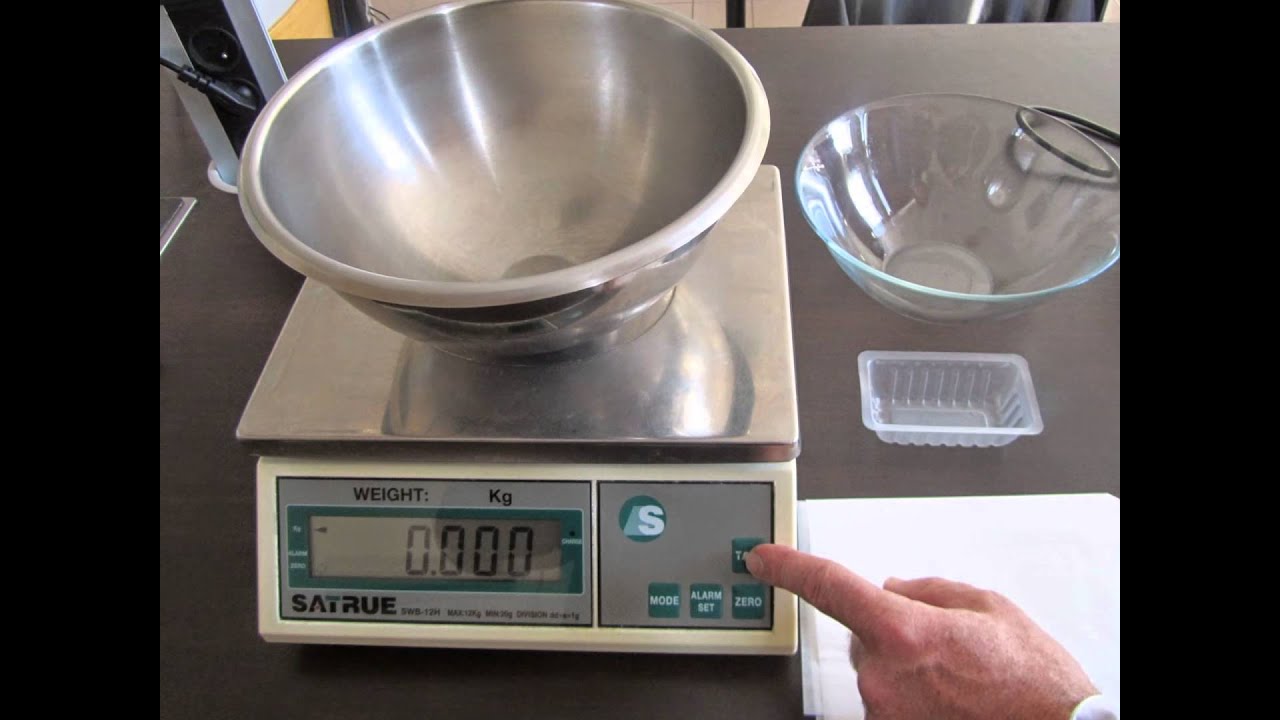 La balance électronique - YouTube
