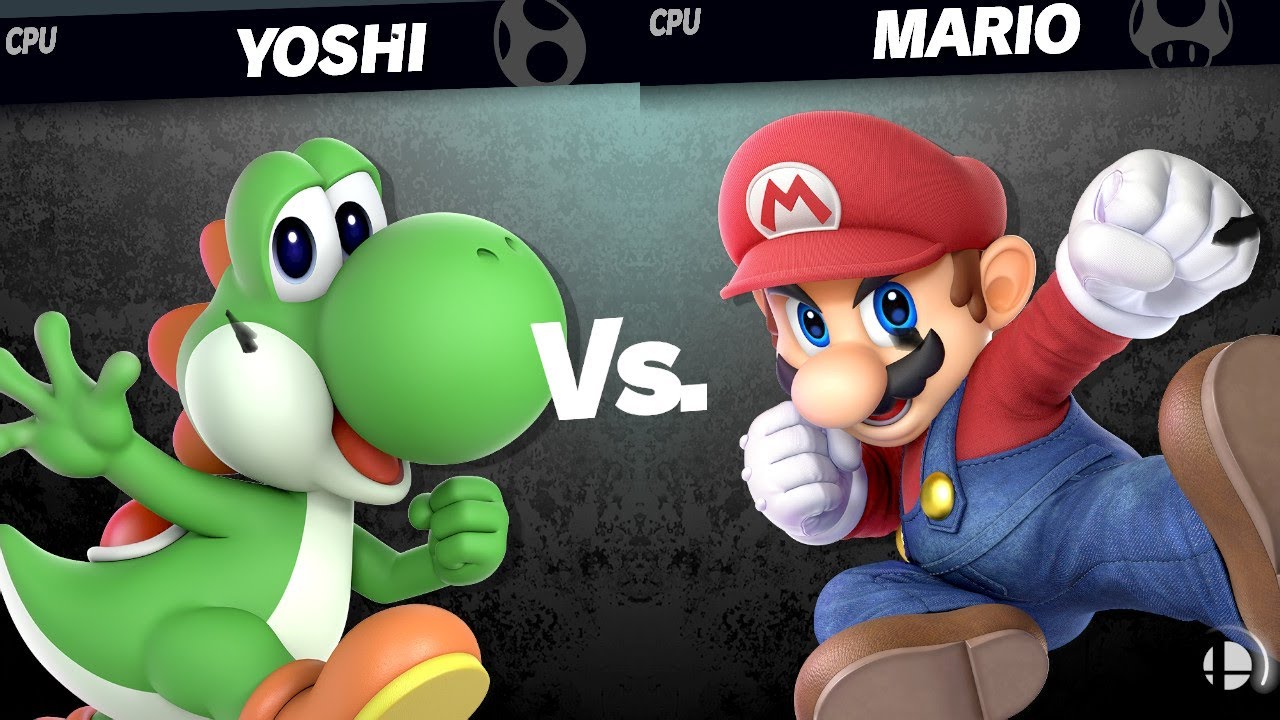 Rematch: LV 9 CPU Yoshi VS Mario - Super Smash Bros. Ultimate - YouTube