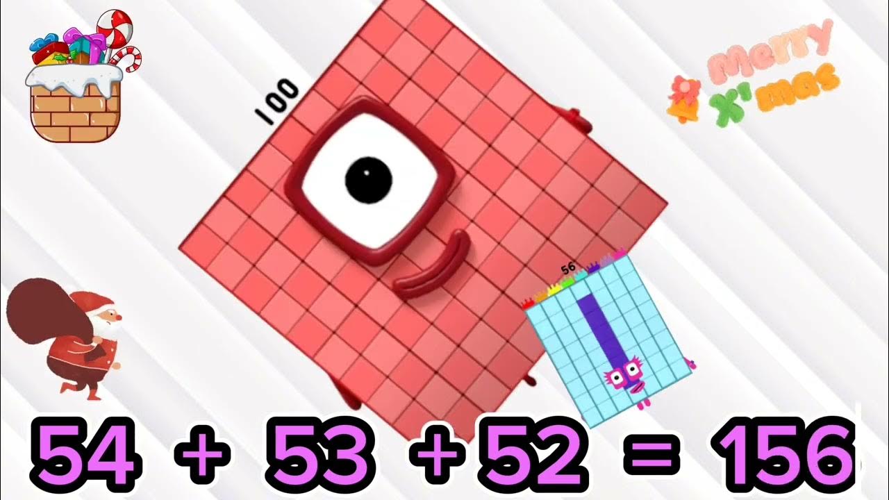 NUMBERBLOCKS ADDITION OF BIG NUMBERS IN DESCENDING ORDER |LEARN TO COUNT & ADD NUMBER|learning ...