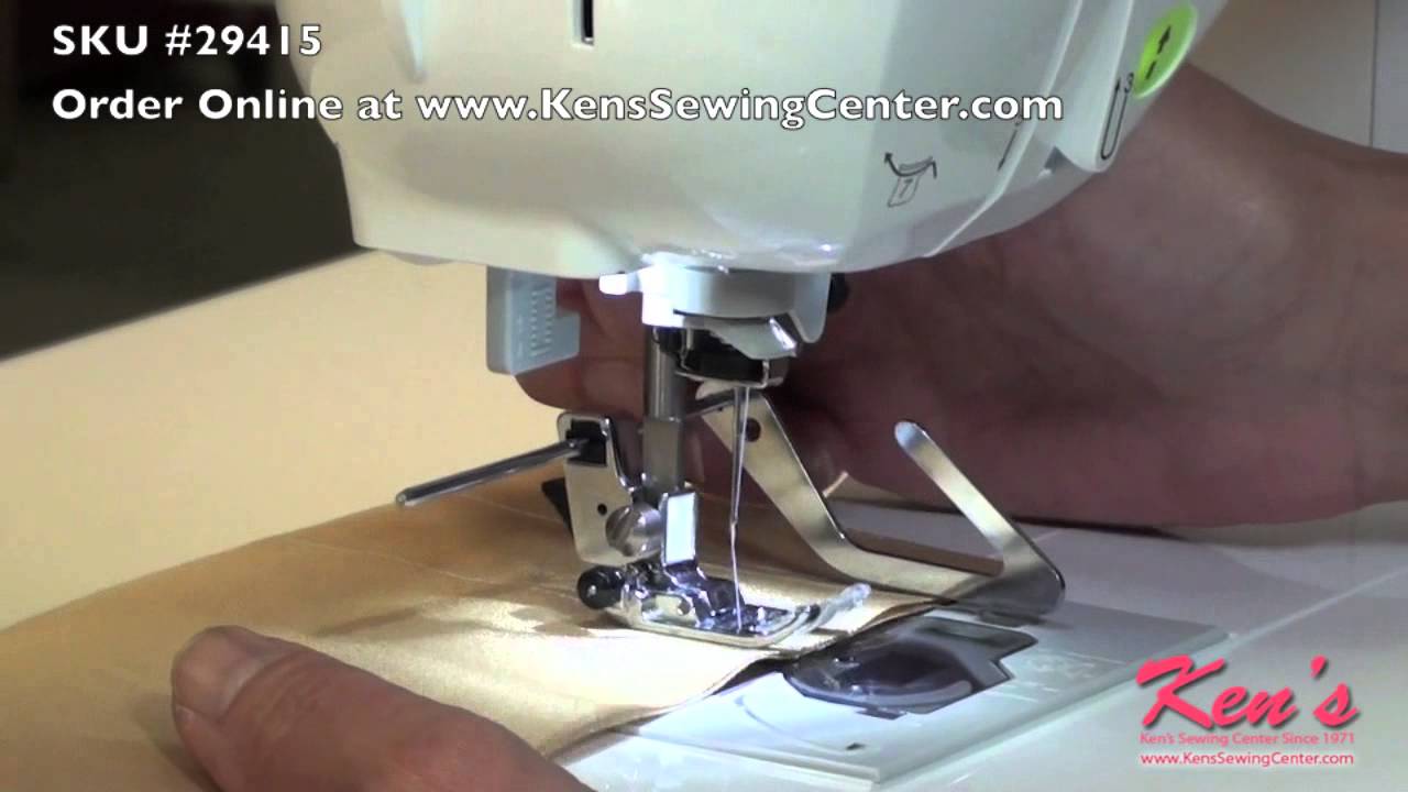 How to use Brother SA132 Quilt Guide - YouTube