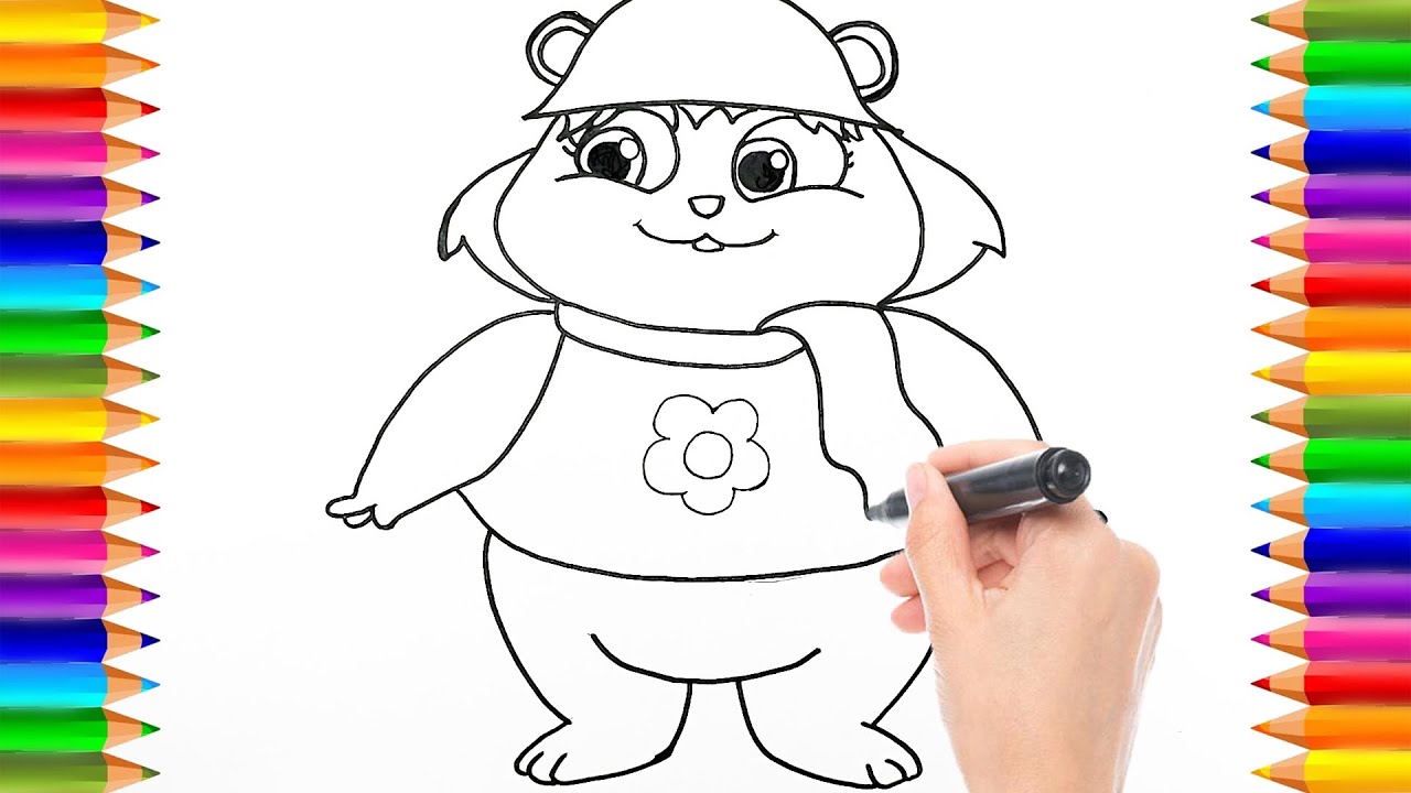 Cómo dibujar a Panchita de Las Aventuras de Gorgui y sus Amigos - YouTube
