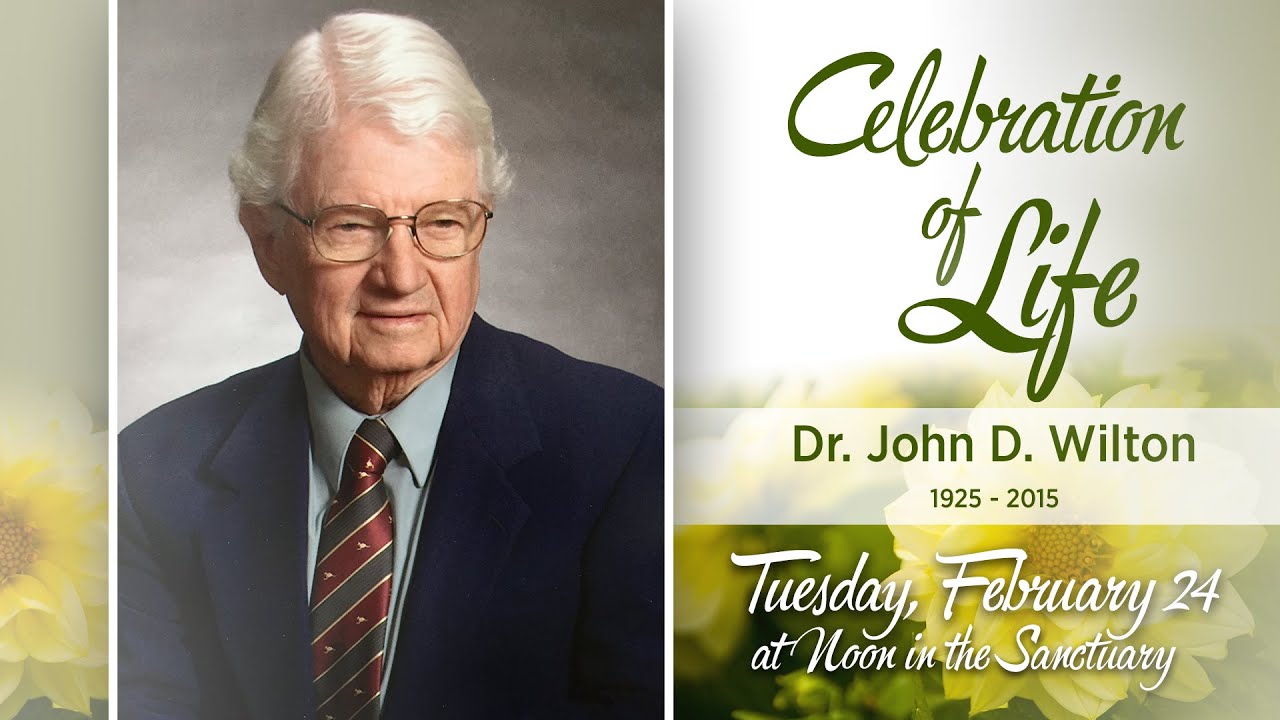 Dr John Wilton Celebration - YouTube