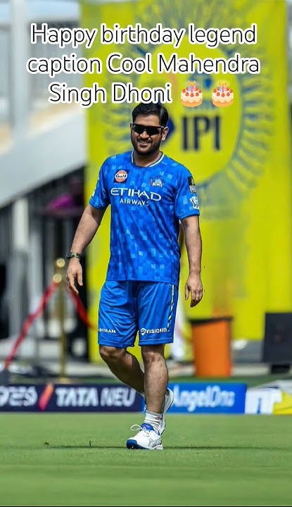 Happy birthday #msdhoni #captioncool #msd #dhoni #dhonibirthday # ...
