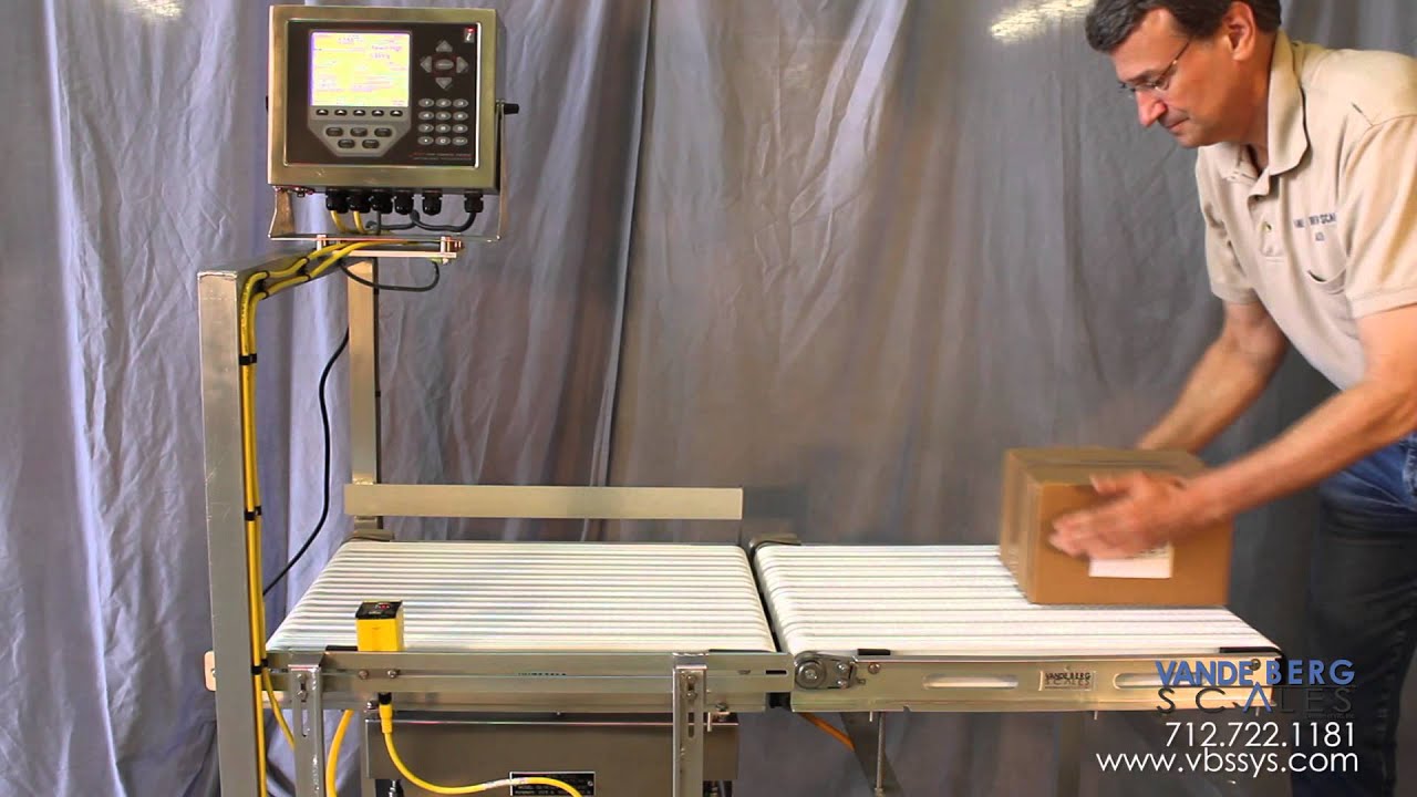 Lightweight, Inexpensive Aluminum Conveyor Scale - YouTube