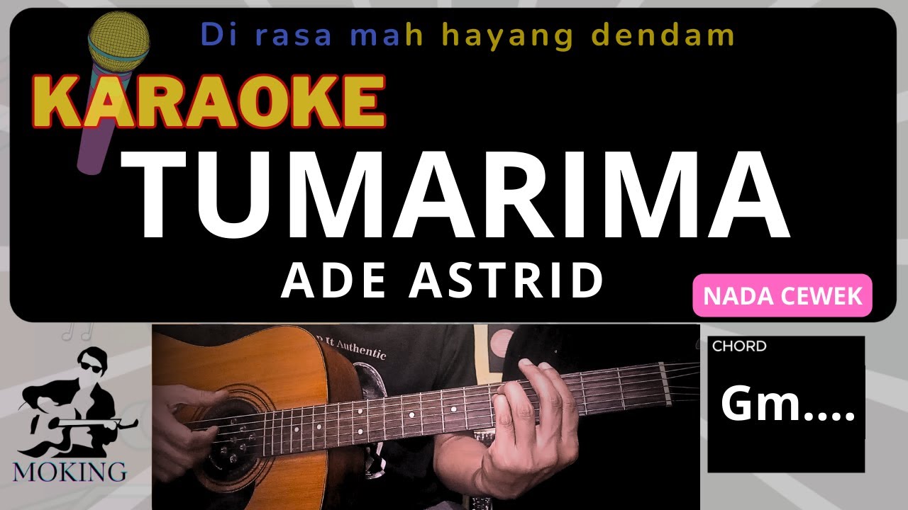 TUMARIMA - Ade Astrid | KARAOKE GITAR AKUSTIK - YouTube