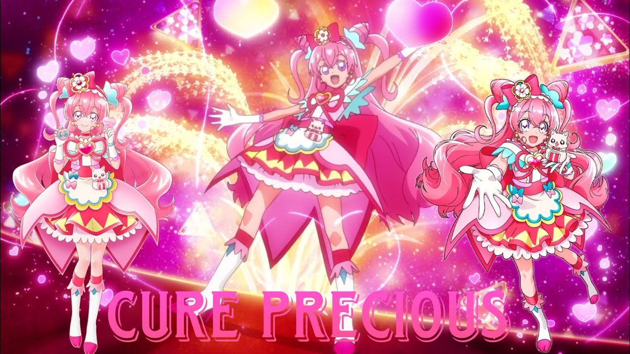 {Precure} transformation of precious cure and all these attacks - YouTube