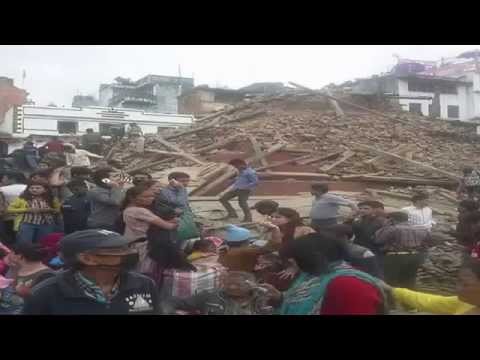 HEBOH! No Sensor! Video amatir Gempa di Nepal FULL No Sensor