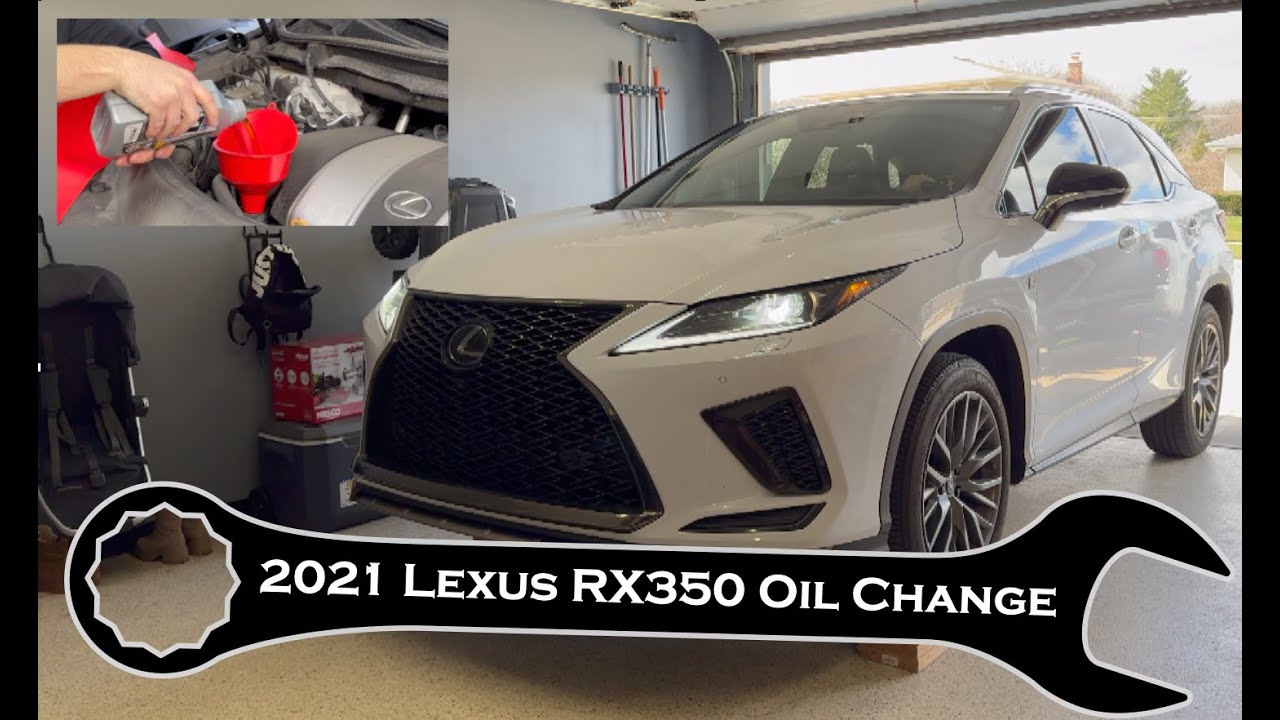 2016 - 2022 Lexus RX350 Oil Change with MotivX Tools! - YouTube