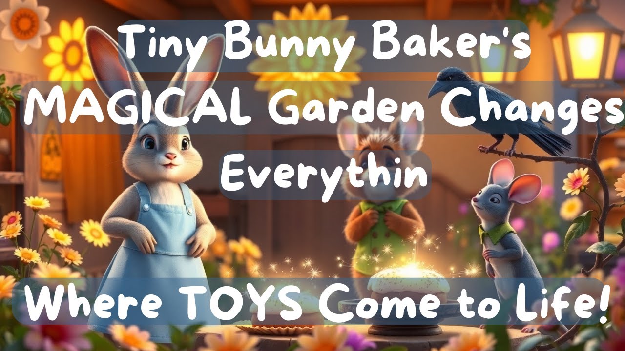 Tiny Bunny Baker's MAGICAL Garden Changes Everything! 🌸 | Most HEARTWARMING Story of 2024 - YouTube