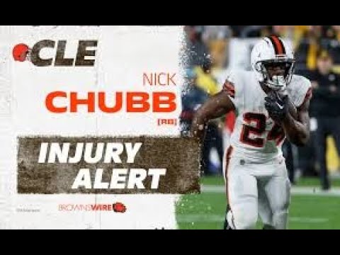 The Browns' Heartbreak:Nick Chubb's Season-Ending Injury Shakes NFL ...