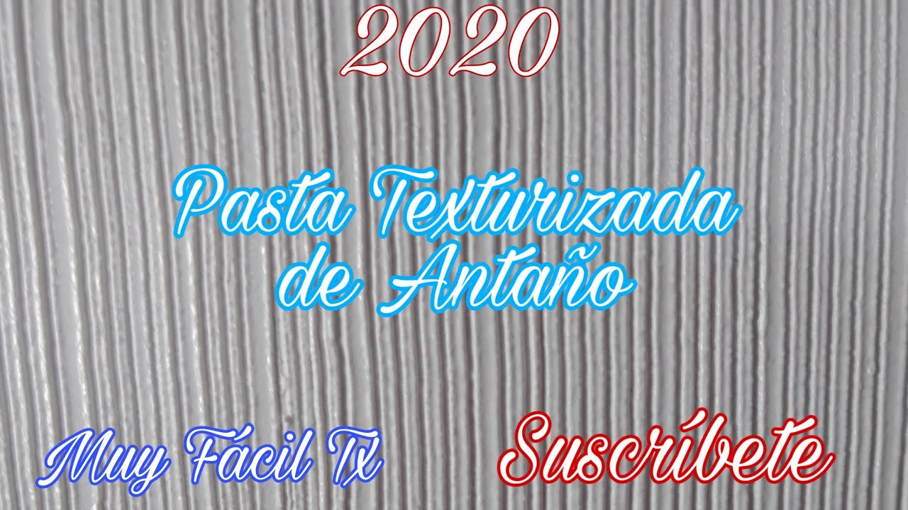Pasta Texturizada ( cómo aplicar ) - YouTube