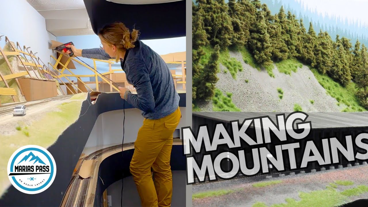 Making Mountains – Marias Pass HO Scale Layout EP04 - YouTube