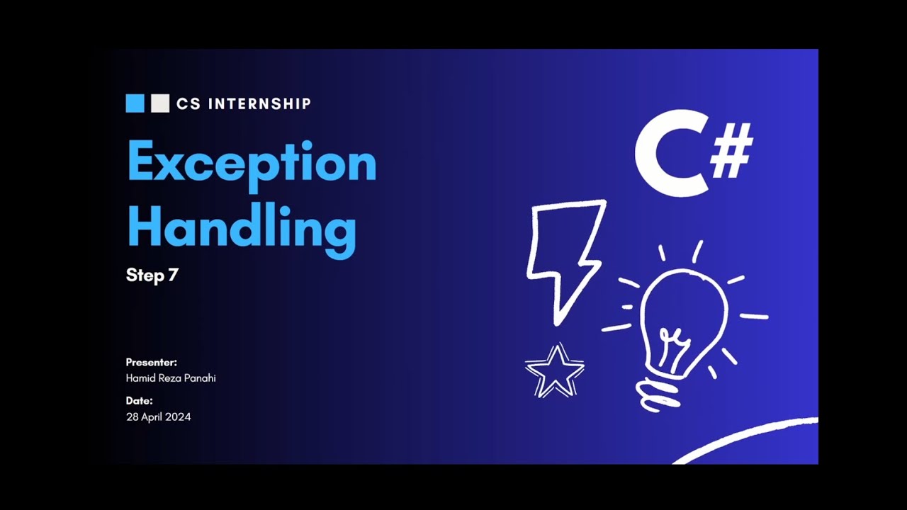 Exception Handling In C Youtube