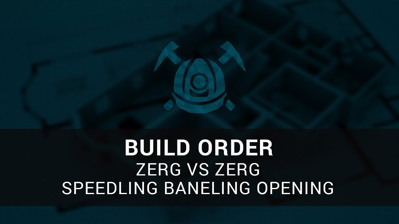 SC2 Build Order Guide - ZvZ - Speedling Baneling Opening - YouTube