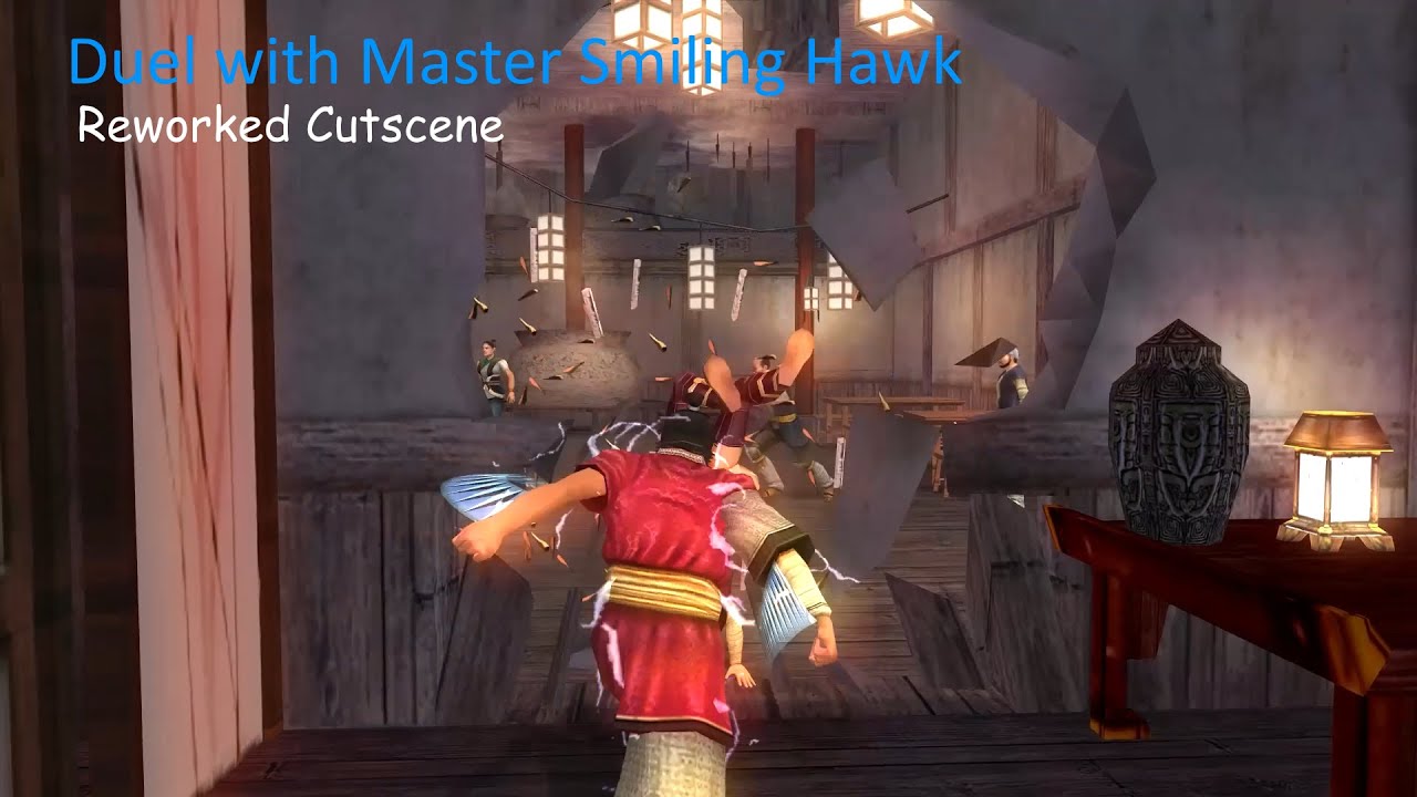 Duel with Master Smiling Hawk with Reworked Cutscene - YouTube