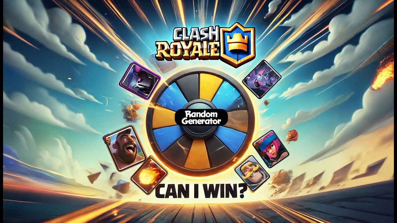 Clash Royale Random Deck Generator Challenge: Can I Win with This Chaos ...
