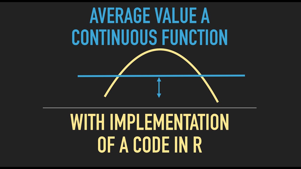 Average value of a function. Explain it for a computer scientist. - YouTube