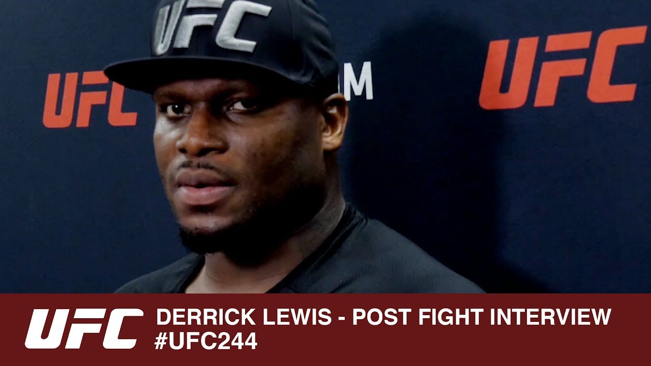 UFC 244 - DERRICK LEWIS - POST FIGHT INTERVIEW - YouTube