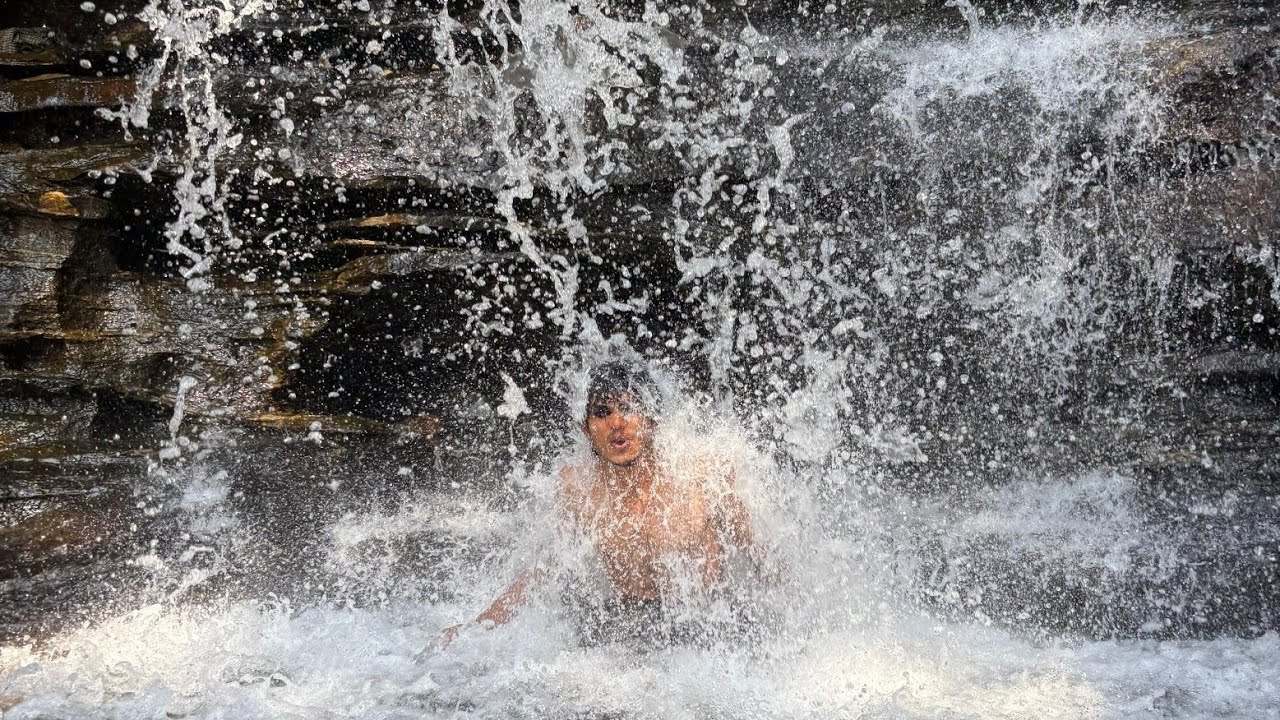 The Hidden Gem Ermai Falls | Mid Road Fishing | Tharle Thimma ...