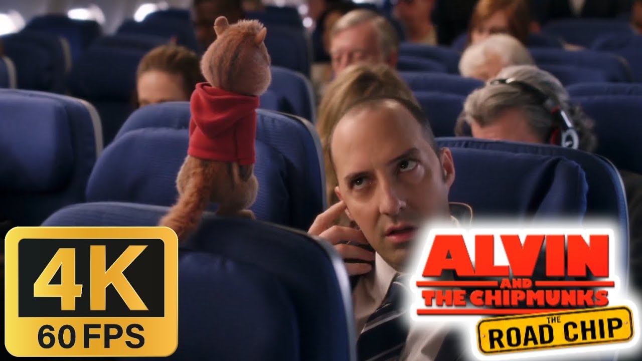 Alvin and the Chipmunks: The Road Chip (2015) - Alvin Meets Agent James ...