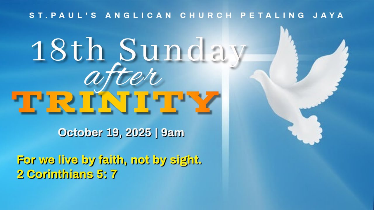 Eighteenth Sunday after Trinity (October 19, 2025) - YouTube