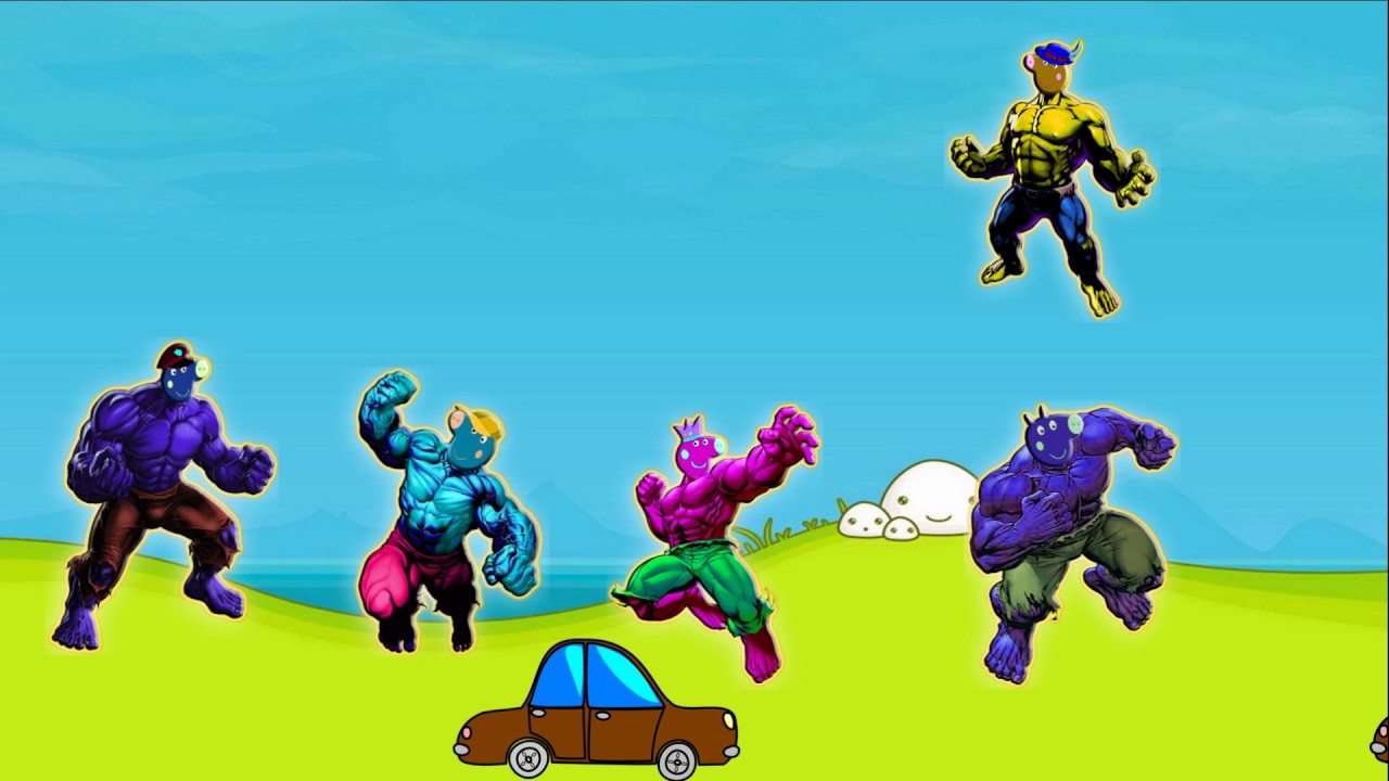 Hulk Finger Family Song - Collection Songs Children Nursery Rhymes ...