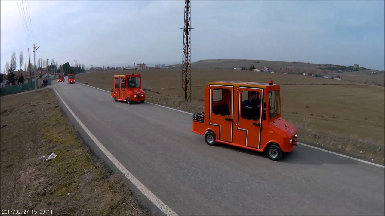 OSCAR EV Heavy Duty Personel Taşıyıcı Kabinli - YouTube