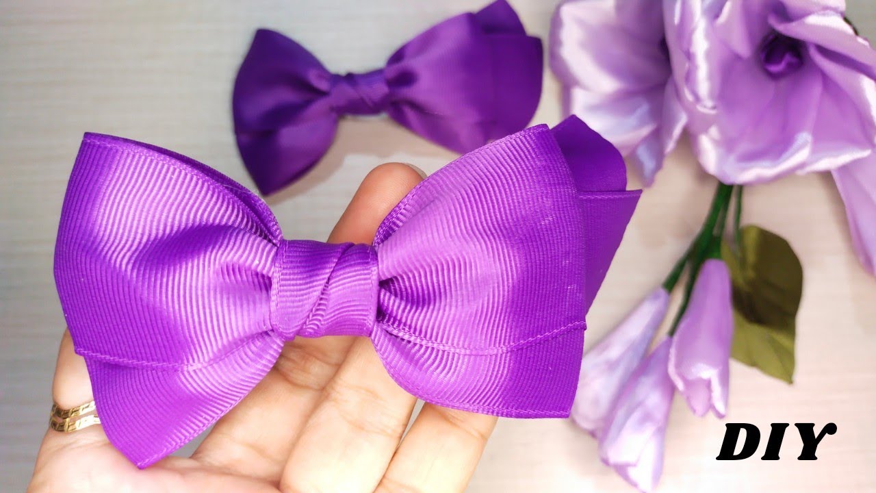 Simpul Pita Mudah dan Cepat | DIY Kreasi Pita Grosgrain Cantik dan ...