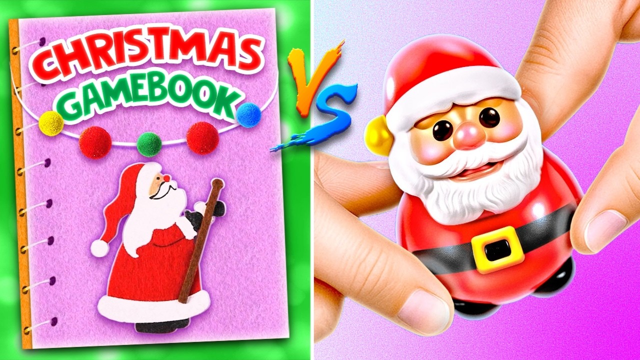Paper Santa Claus 🎅 *Amazing Christmas Gamebook & Fun DIY Gifts* - YouTube