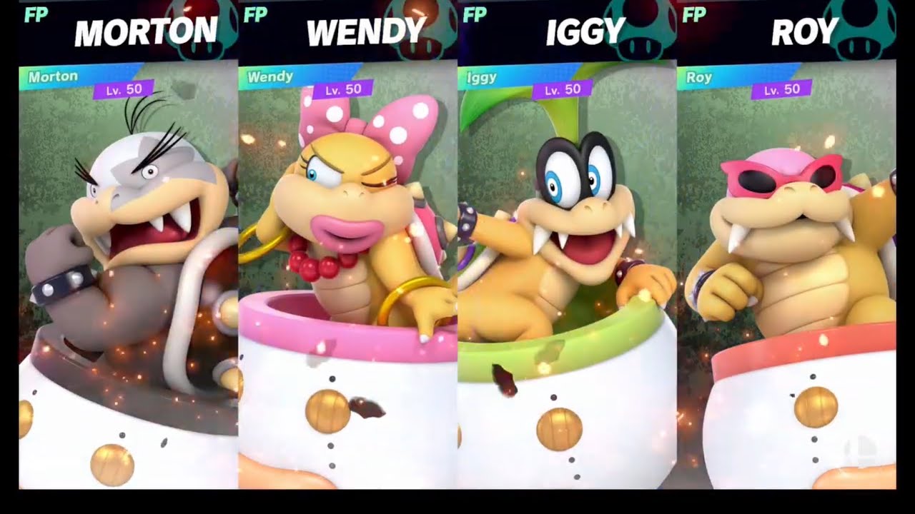 Super Smash Bros Ultimate Amiibo Fights Request #10379 Mega Koopaling ...