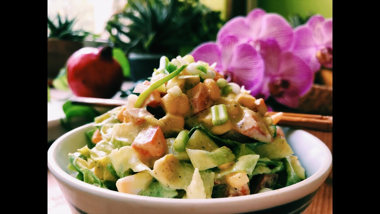 Corn Endives Salad with Turmeric Mayonnaise ~ Take 3 - YouTube