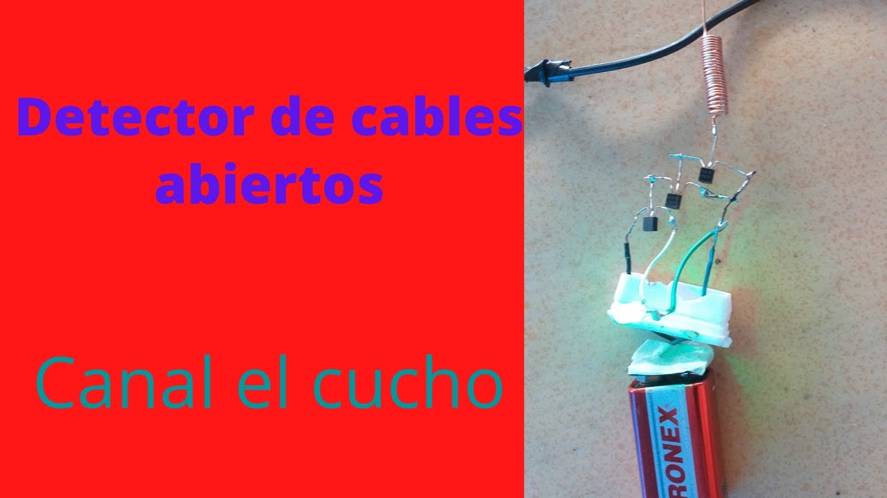 Detector de cables abiertos en corriente directa y en corriente alterna ...