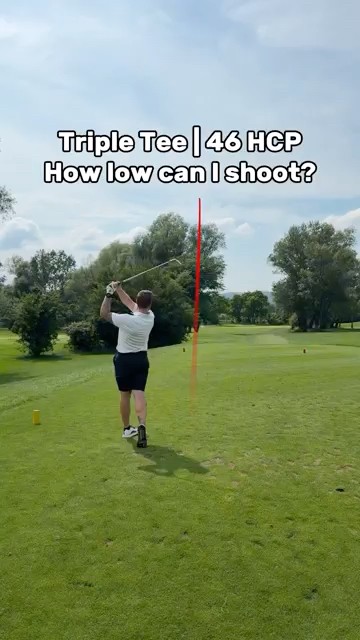 ⛳️ Triple Tee #golf #golfswing #golfer #shottracer #golflife #vienna # ...