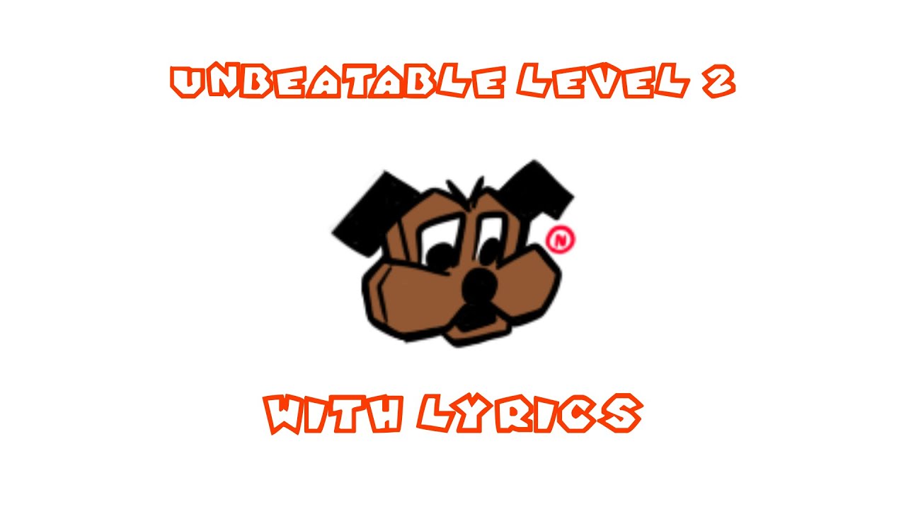 FNF | UNBEATABLE LEVEL 2 WITH LYRICS (STANDALONE) - ENDEAD'S MARIO'S ...