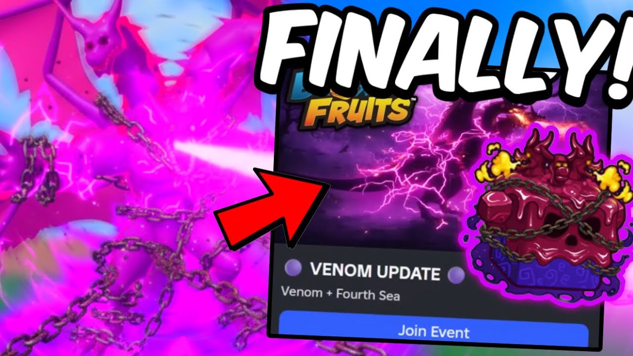 FINALLY Venom Rework RELEASED! Trailer + LEAKS in Blox Fruits Update 30 ...