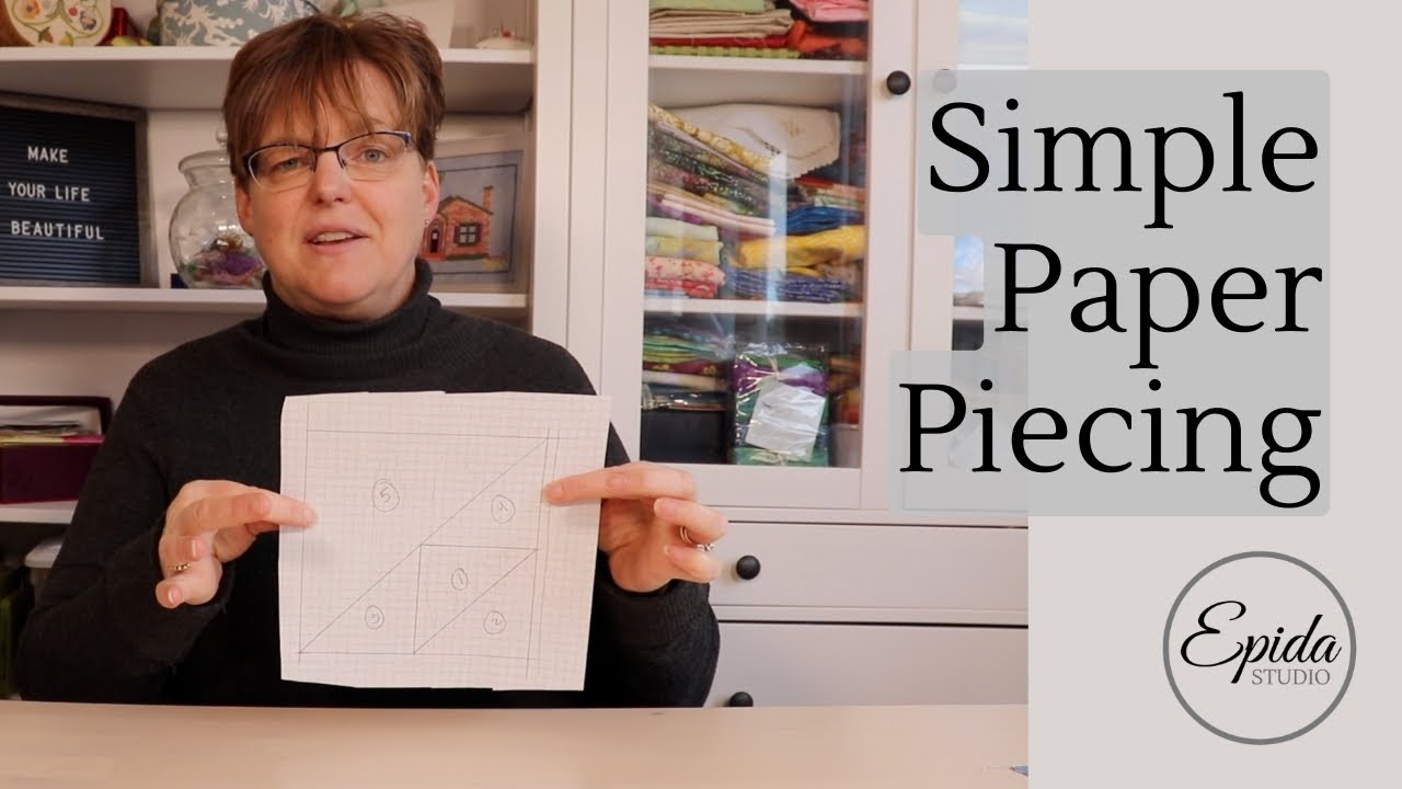 Introduction to Simple Paper Piecing. - YouTube