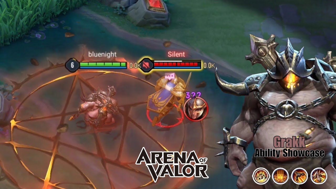 Hero Ability Showcase : Grakk | Arena of Valor - YouTube