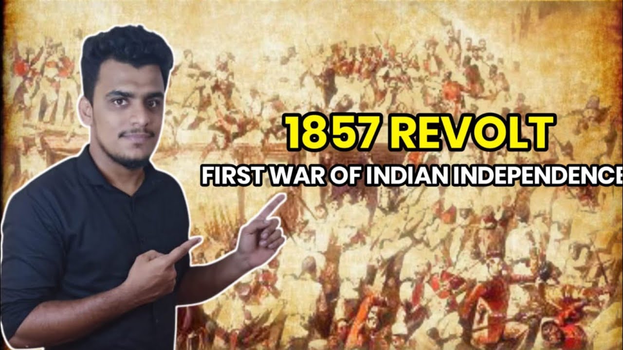 First War Of Indian Independence | 1857 Revolt | SSLC History | - YouTube