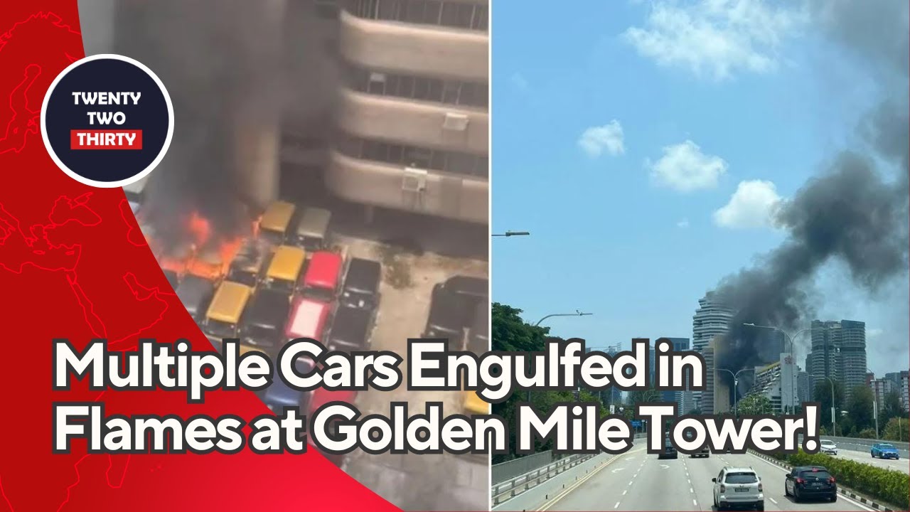 Multiple Cars Engulfed in Flames at Golden Mile Tower! What Caused the ...