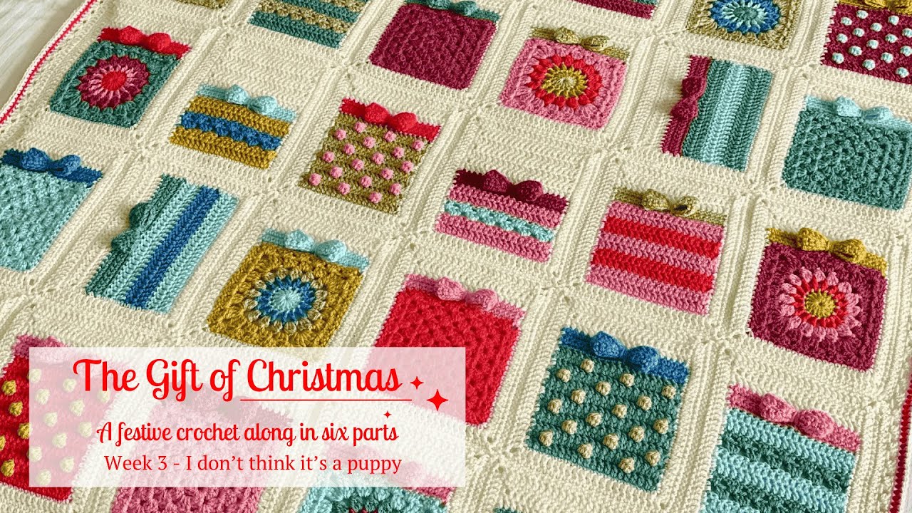 The Gift of Christmas Crochet Along - Week 3 - YouTube