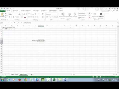 4 Excel, kolombreedte aanpassen - YouTube